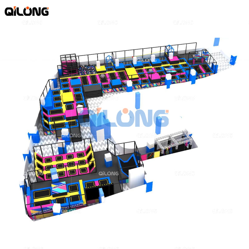 2024 New Design Commercial Kid Indoor Trampoline Park For Sale manufacturer, 2024 New Design ...